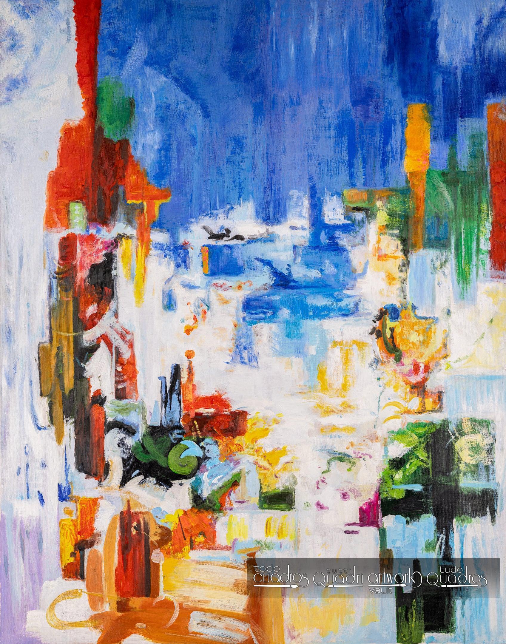 Quadro Astrazione Colorata, opera decorativa.
